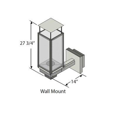 Wall Mount Bracket for Tempest Torch – Accent Fireplace & Spas